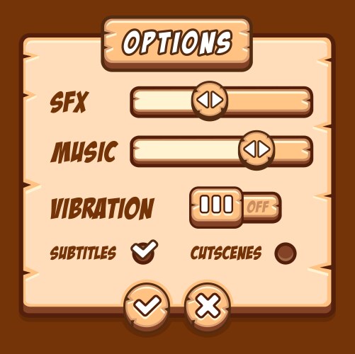 Game Menu Buttons Vector Images (over 8,400)