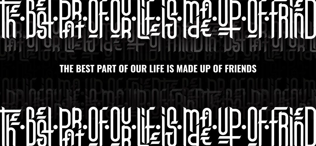 Calligraphic lettering template in gothic style Vector Image