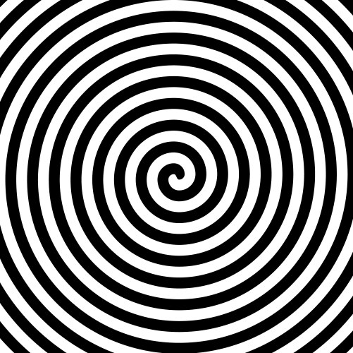 Spirals circular wave elements psychedelic Vector Image