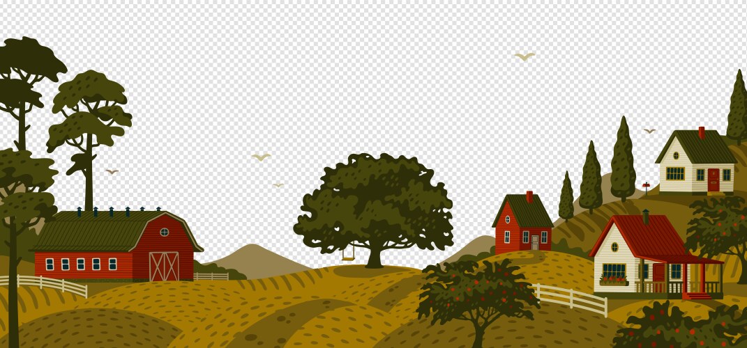 Rural Skyline Vector Images (over 1,100)