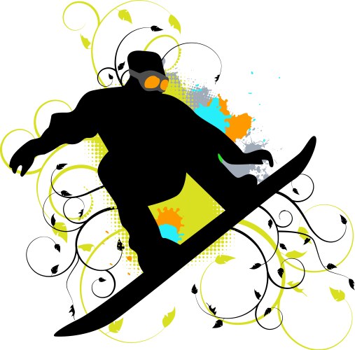 Snowboarder Royalty Free Vector Image - VectorStock