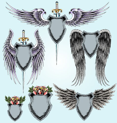 Royal Emblem Badge Shield Royalty Free Vector Image