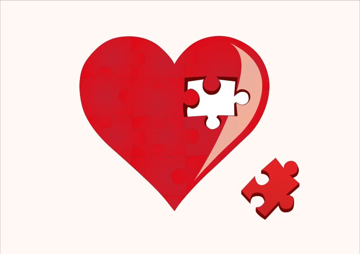 Puzzle Piece Missing Heart Vector Images (79)