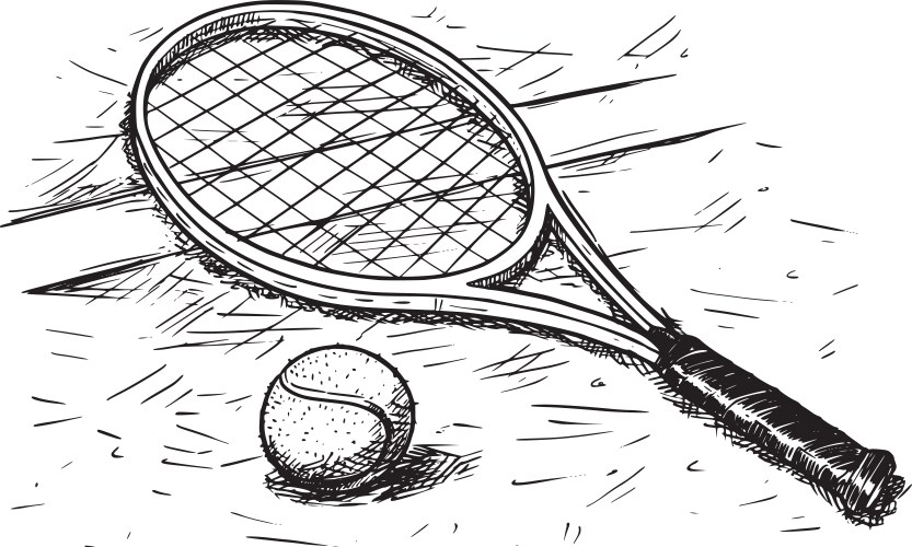 Tennis Ball Drawing Vector Images (over 4,500)