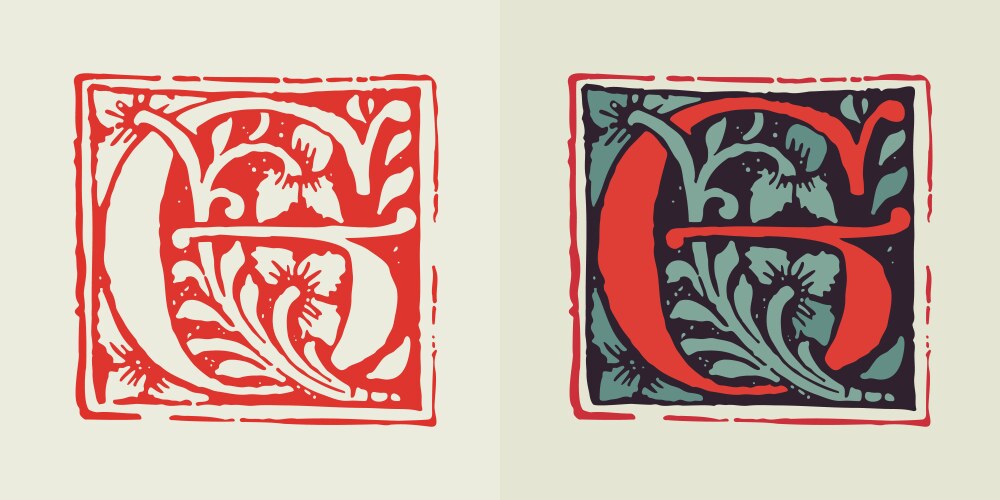 Calligraphy Capital G Vector Images (over 210)