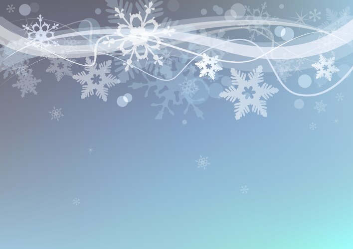 Winter snow background Royalty Free Vector Image