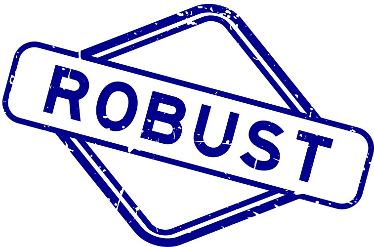 Grunge blue deviation word rubber seal stamp Vector Image