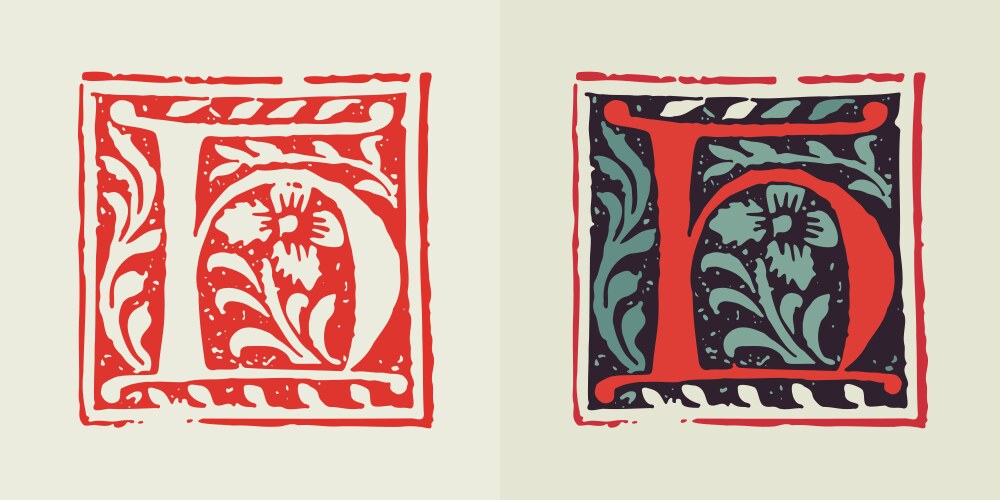 Medieval Letter H Vector Images (over 190)