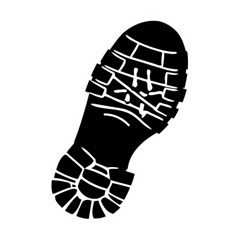 Boot Print Vector Images (over 11,000)