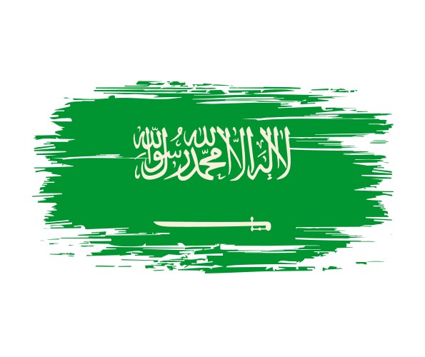 Saudi arabia flag Royalty Free Vector Image - VectorStock