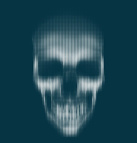 Skull Front Facing Vector Images (over 2,200)