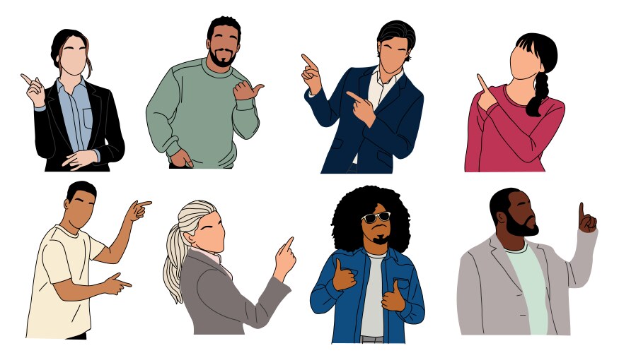 Man Side Pose Vector Images (over 3,100)