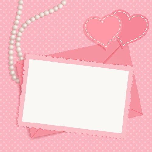 Retro pink framework Royalty Free Vector Image