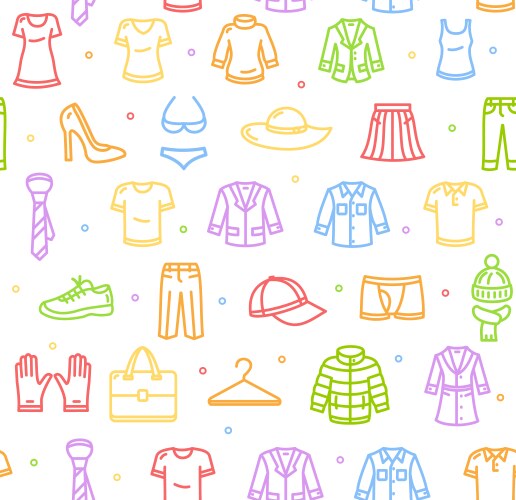 Vintage fashion pattern background Royalty Free Vector Image