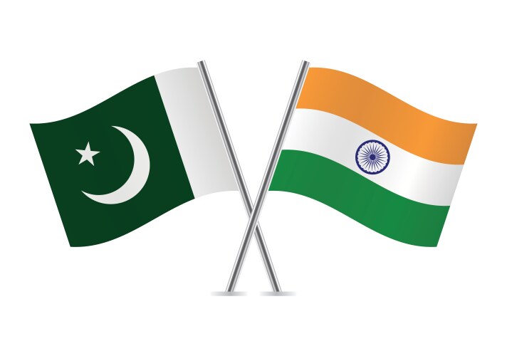 Cross pkistan and pti flag Royalty Free Vector Image