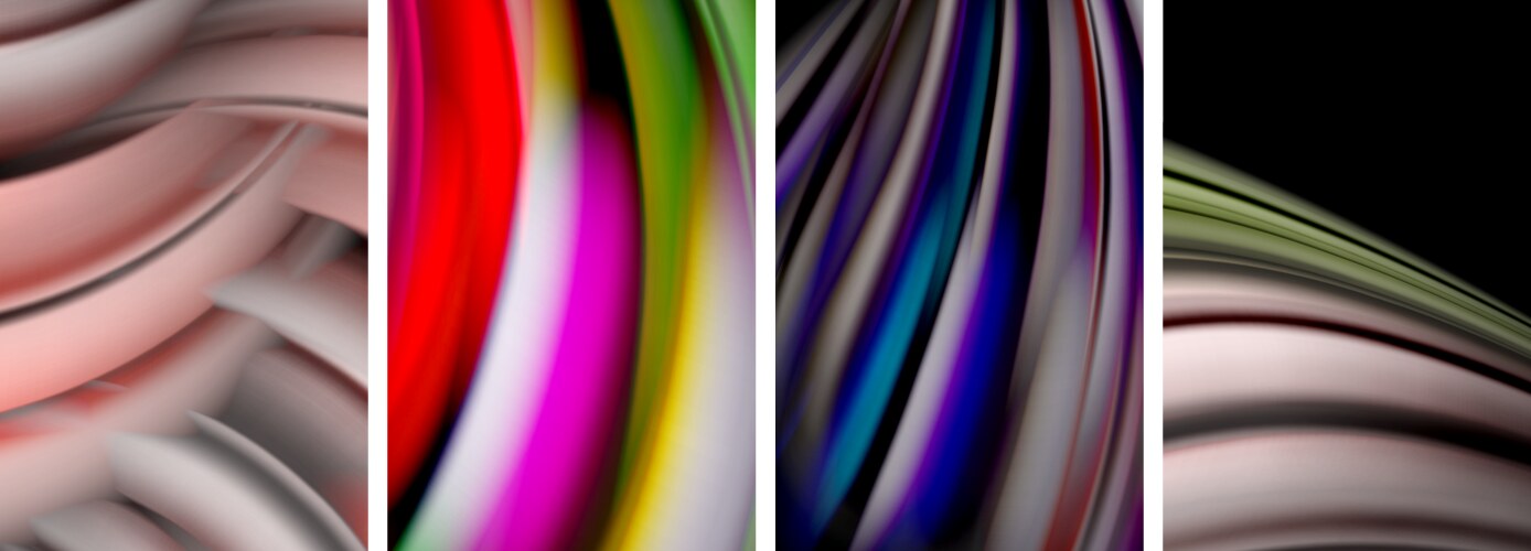 Blurred color line backgrounds Royalty Free Vector Image