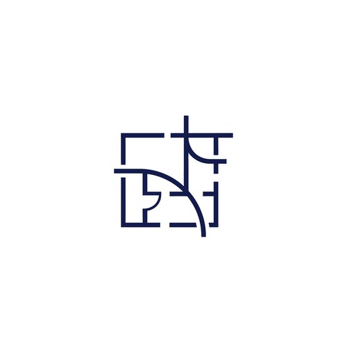 Modern Architectural Floor Plan Icon – Royalty-Free Vector | VectorStock