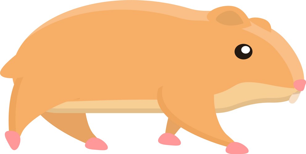 Zoo hamster icon cartoon style – Lizenzfreie Vektorgrafik | VectorStock