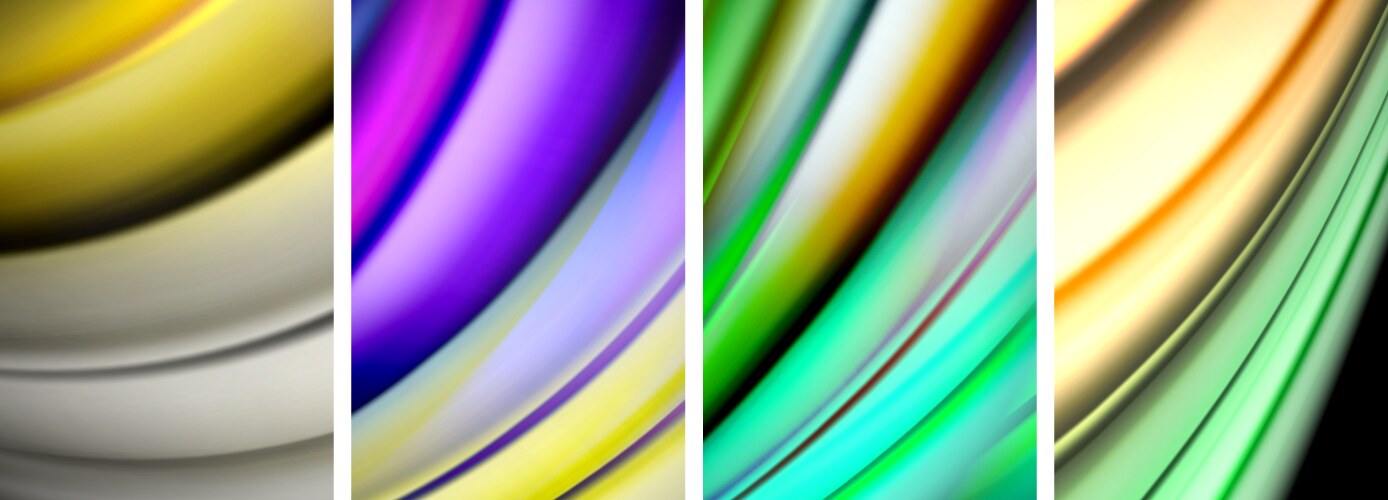 Blurred color line backgrounds Royalty Free Vector Image