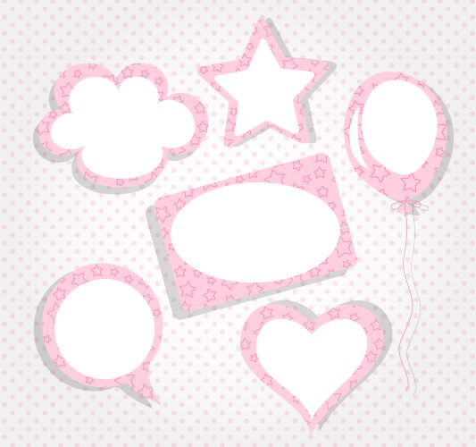 Retro pink framework Royalty Free Vector Image