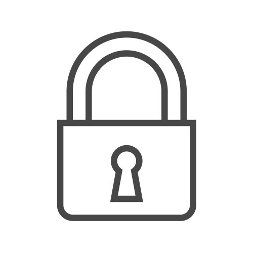 Cactus thin line icon Royalty Free Vector Image