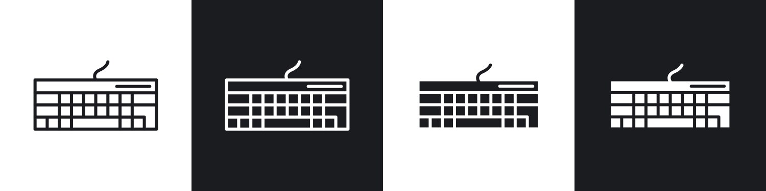 Computer Keyboard Outline Vector Images (over 14,000)