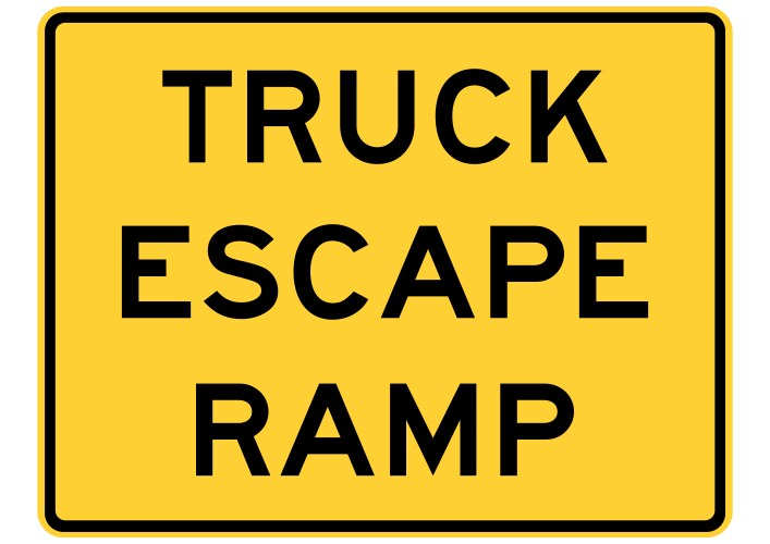 Ramp 35 mph sign isolated on white background Vector Image