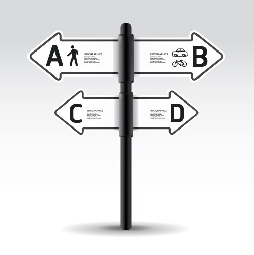 Street sign Royalty Free Vector Image - VectorStock