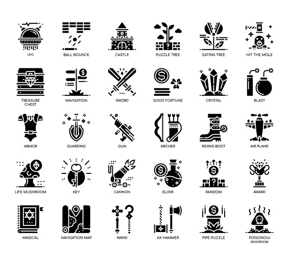 Fantasy Map Icons Vector Images (over 2,100)