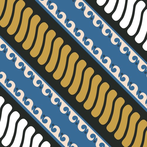 Traditional batik pattern motif indonesia design Vector Image