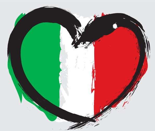 Italian Flag Heart Vector Images (over 420)