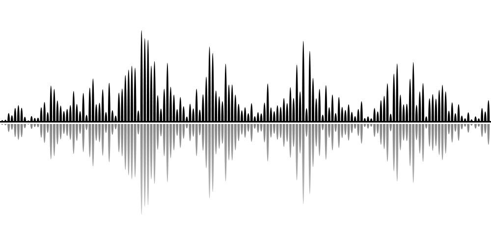 Abstract black and white spectrum background Vector Image