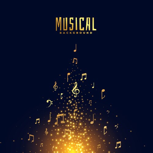 Floating Musical Notes Vector Images (over 120)