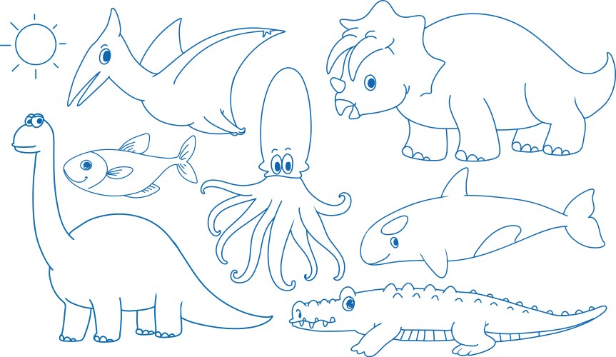 Children Drawing Outline Vector Images (over 57,000)