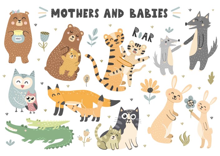 Baby Forest Animals Vector Images (over 40,000)