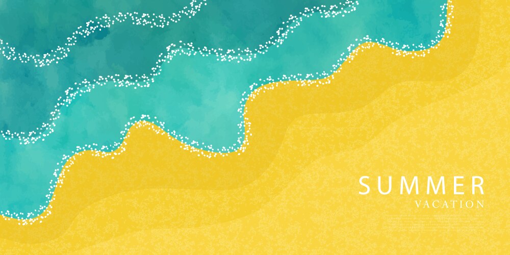 Summer horizontal background of sea Royalty Free Vector
