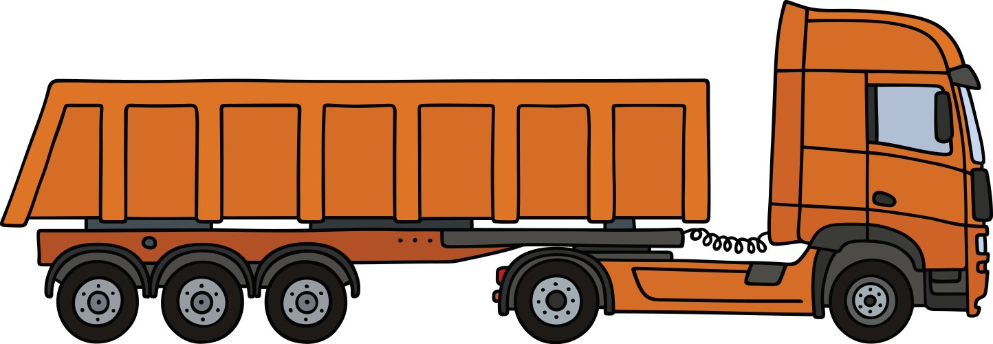 Cartoon tipper truck Vector Images & Graphics for Commercial Use ...