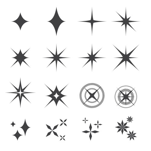 Sparkles Royalty Free Vector Image - VectorStock