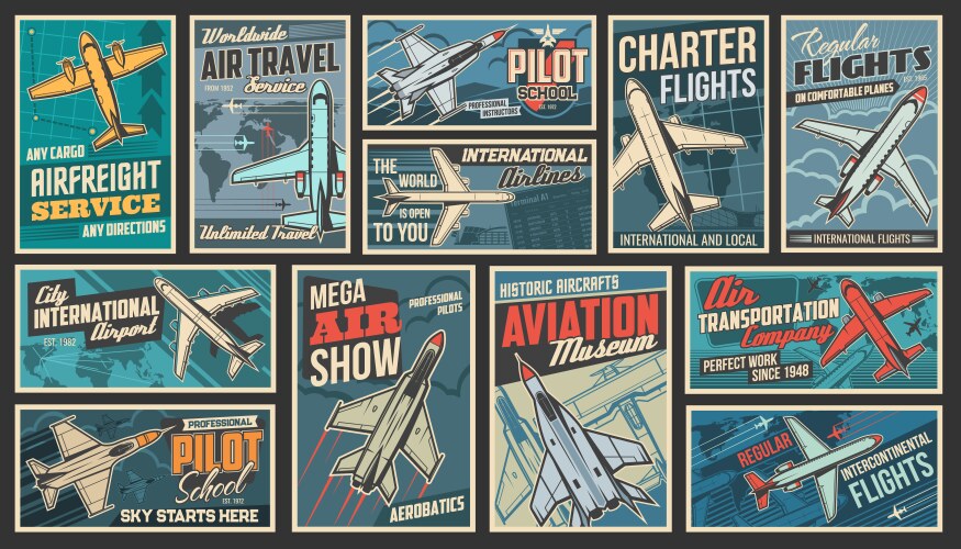 Aviation Poster Vector Images (over 3,200)
