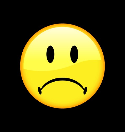 Sad Face Animated