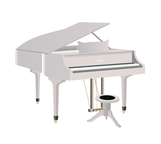 Types of piano Royalty Free Vector Image - VectorStock