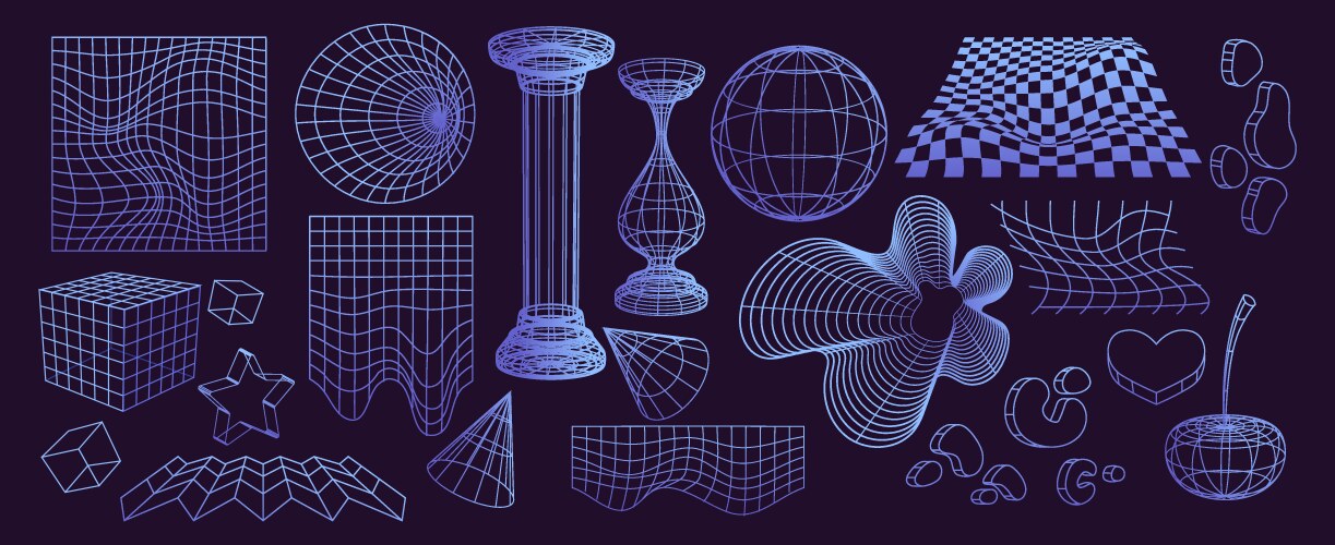 Wave Wireframe Vector Images (over 9,600)