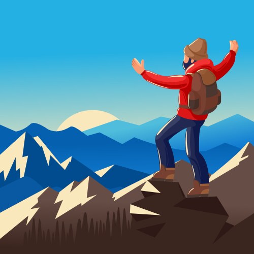 Cartoon color character person male casual Vector Image Cartoon color character person male casual Vector Image