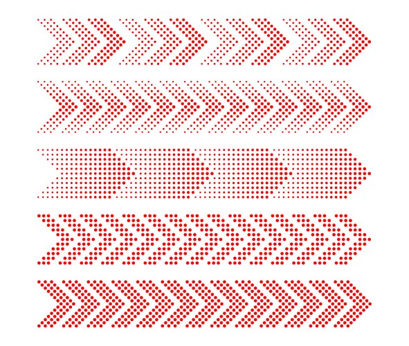 Dotted Red Arrow Vector Images (over 3,900)