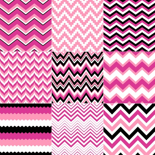 Pink Zig Zag Vector Images (over 1,000)