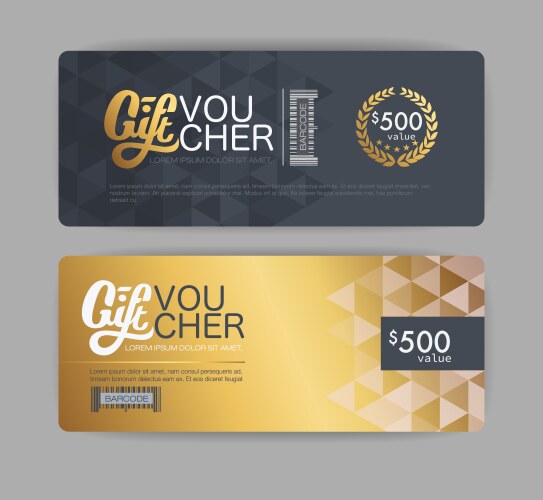 Bank Cheque Gift Voucher Vector Images (over 320)
