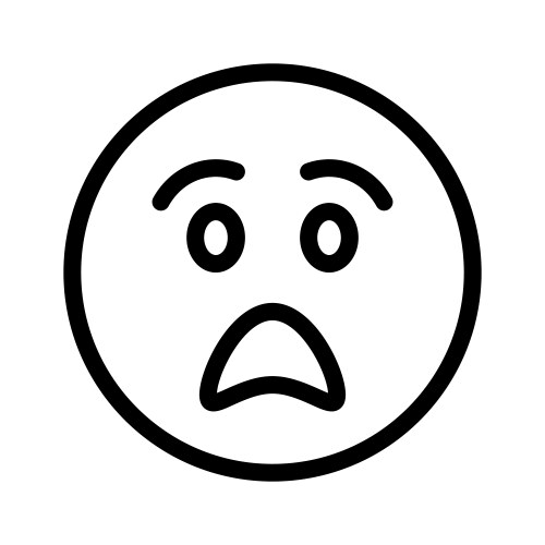 Scared Emoticon Vector Images (over 9,000)