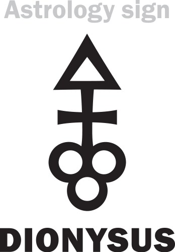 Astrology asteroid themis Royalty Free Vector Image