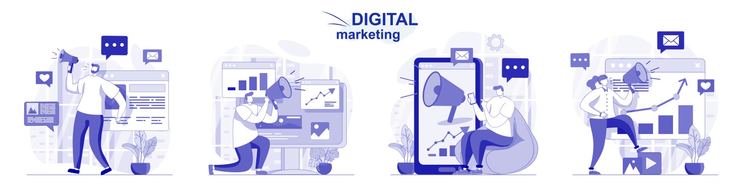 Digital Marketing Person Vector Images (over 34,000)