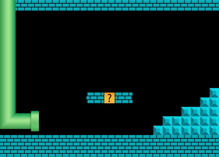 Old Video Game Retro Style Background Royalty Free Vector